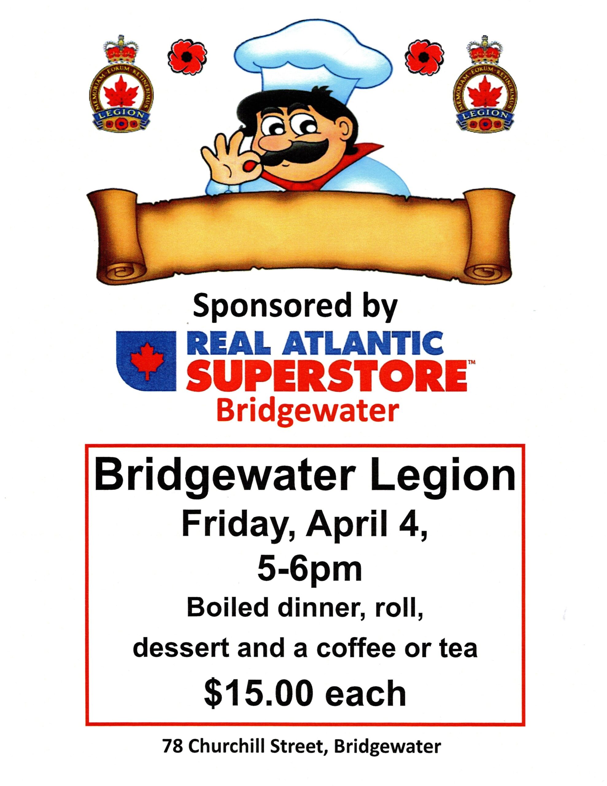 Bridgewater Legion Branch No. 24 - April 2025 TGIF