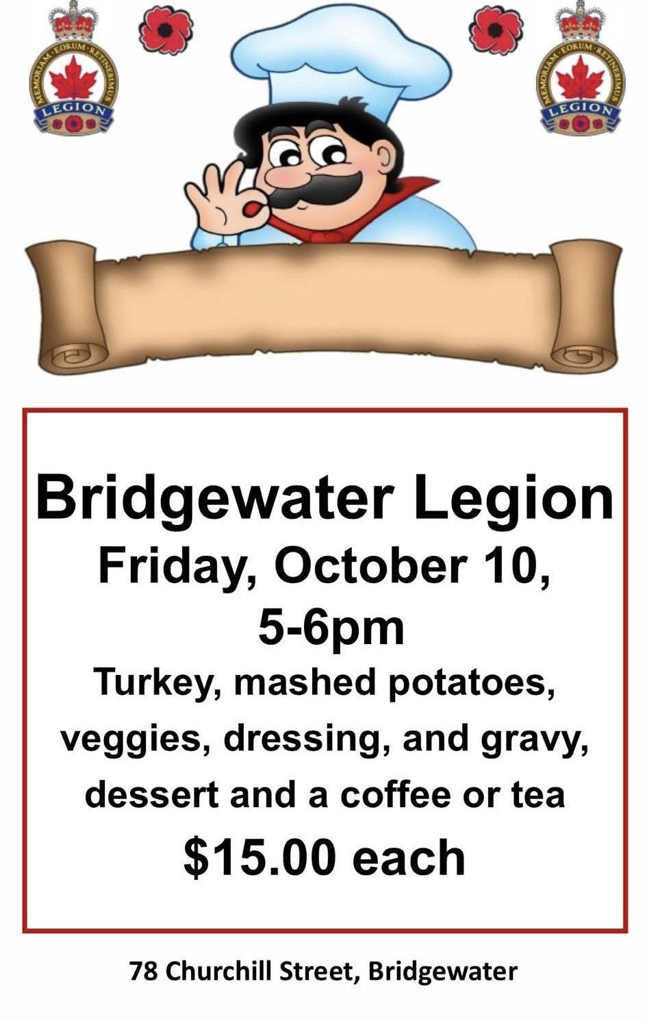 Bridgewater Legion Branch No. 24 - October TGIFs